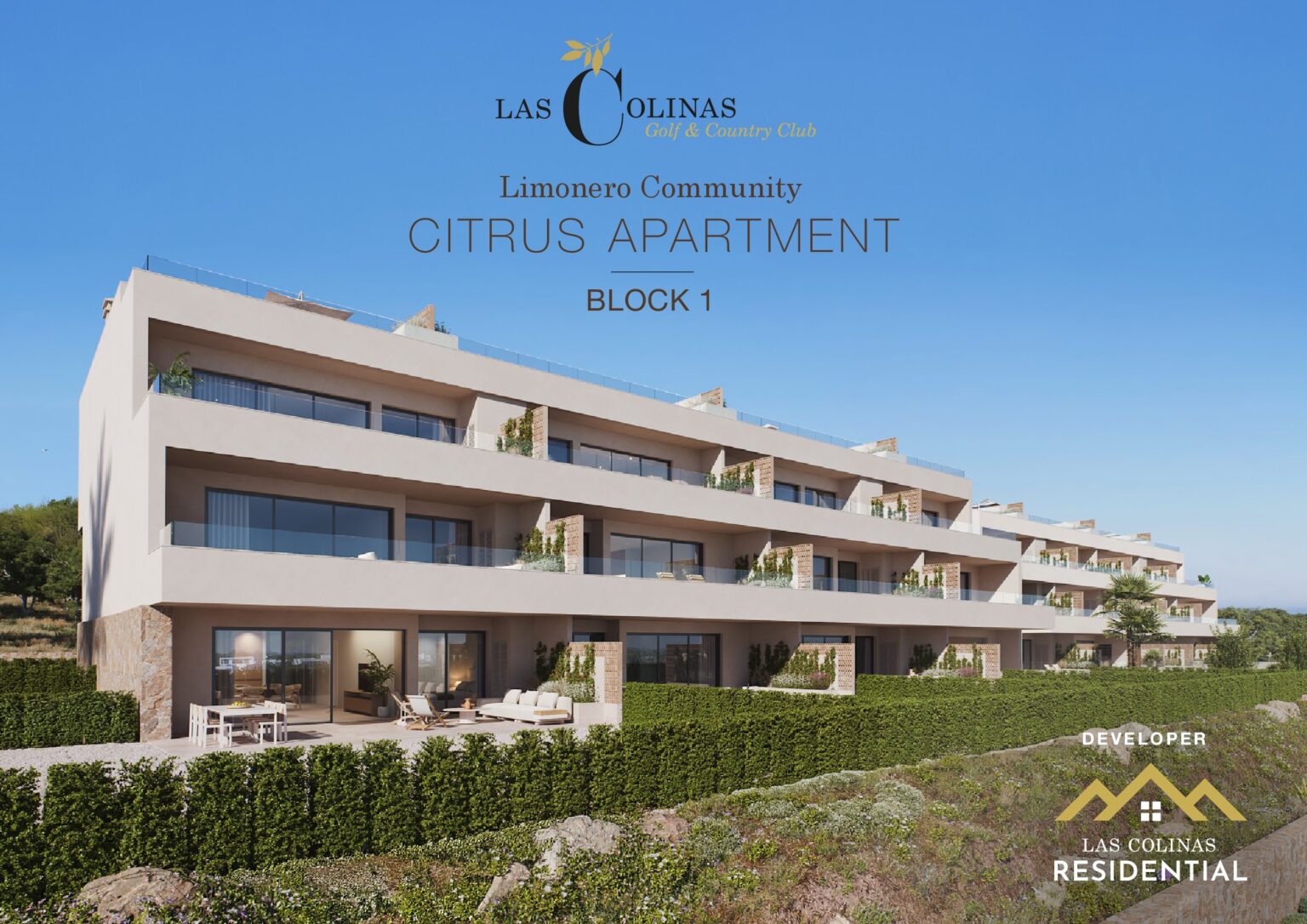 Citrus Apartments - Las Colinas Property For Sale @ Las Colinas Golf ...
