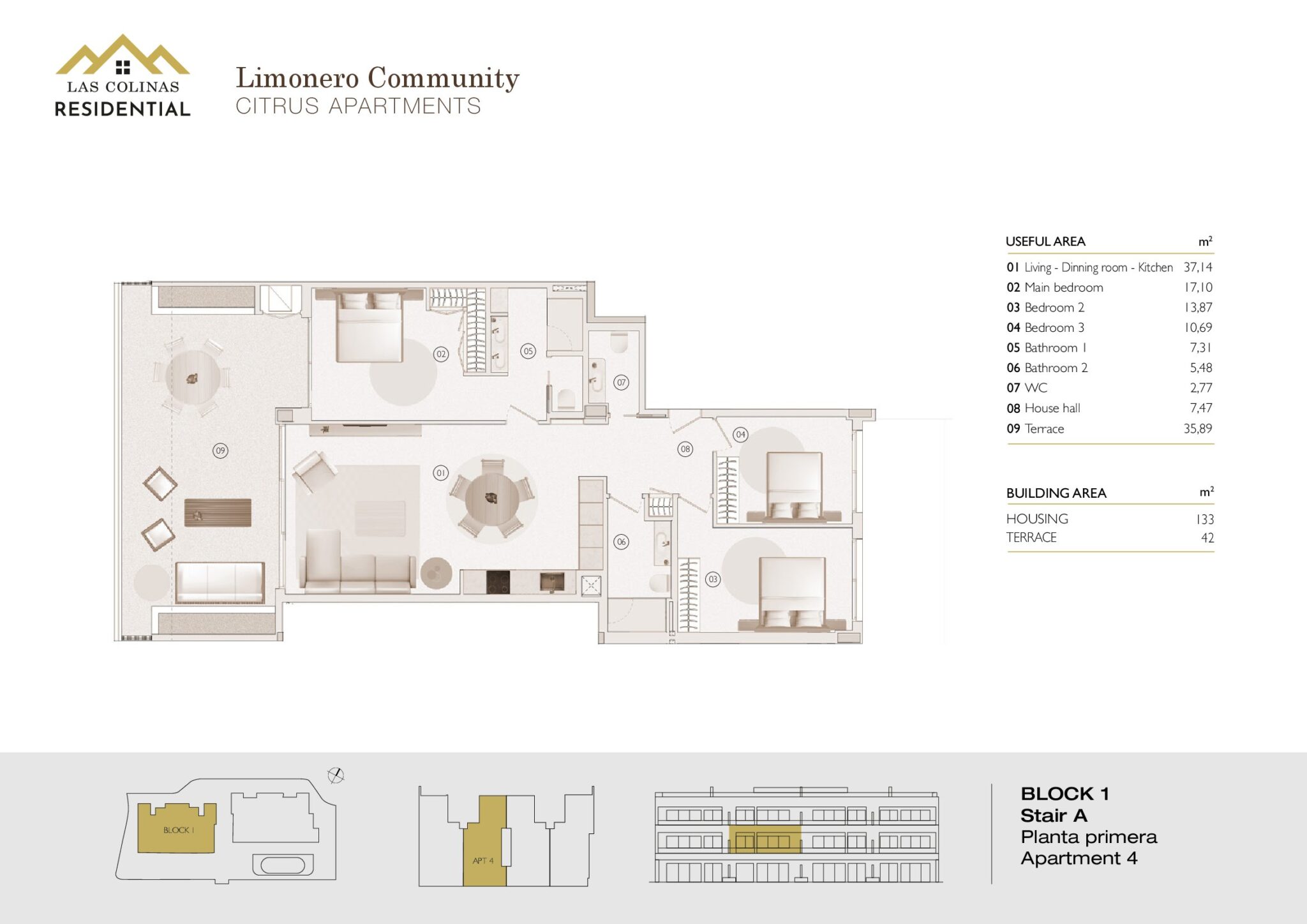 Citrus Apartments - Las Colinas Property For Sale @ Las Colinas Golf ...